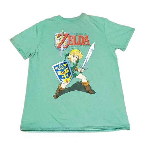 Nintendo | Shirts | The Legend Of Zelda 29 Tshirt Green Short Sleeve ...